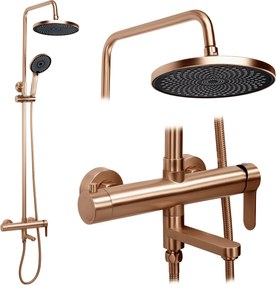 Rea, Sprchový Set Rea Arcos brush copper, REA-P8715