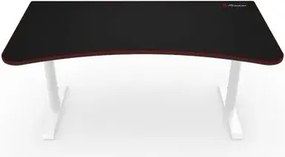 AROZZI ARENA Gaming Desk herní stůl černobílý / D:160cm / Š: 71-82cm /