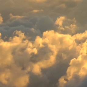 Malvis ® Tapeta Západ slunce nad mraky Vel. (šířka x výška): 504 x 310 cm