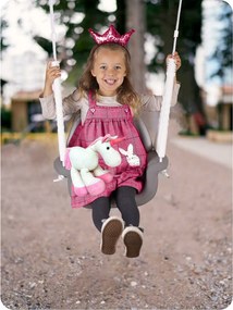 Sloní kyblík houpačka 3v1 Ricokids šedobílý