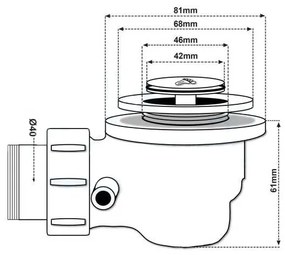 BPS-koupelny Čtvercový sprchový kout HYD-SK93C 100x100 chrom/transparent + vanička HYD-SSV-SXL02C bílá