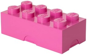 Růžový box na svačinu LEGO® Lunch 20 x 10 cm