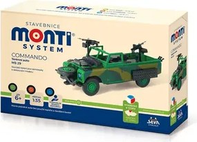 Seva Stavebnice Monti 29 Commando Land Rover / 1:35 / od 6 let