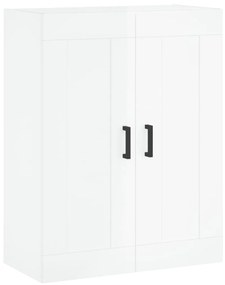 Skříň highboard lesklá bílá 69,5 x 34 x 180 cm kompozitní dřevo,  3199811