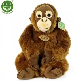 RAPPA Plyšový orangutan 27 cm / ECO-FRIENDLY / od 0 měsíců