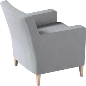Potah na křeslo IKEA Karlstad barva šedá látka sametová