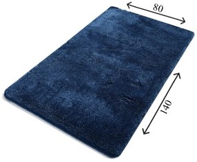 Koupelnový kobereček TAMARA 80x140 cm tmavě modrý