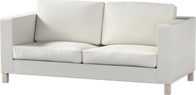 Potah na pohovku IKEA Karlanda rozkládací, krátký barva šedá látka lesklé, pletený vzor, sametová