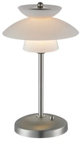 OnaDnes -20% Opálově bílá stolní lampa Halo Design Dallas 30 cm