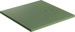 OMNIRES Aquarock M+ - Sprchová vanička 90x90 cm, matná olivová AQUAROCK90-KOL