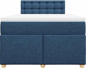 Box spring postel s matrací černá 120x190 cm textil 3286639