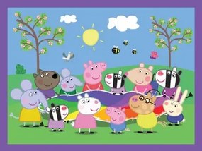 Trefl - Puzzle - Sada 3v1 Šťastné chvíle s prasátkm Pepinou (2x puzzle