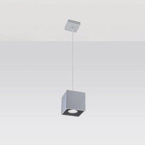 Sollux Lighting Závěsné svítidlo QUAD 1 šedé