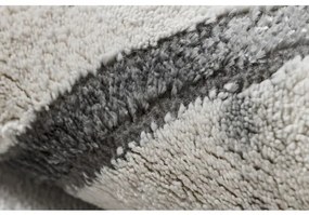 Dywany Luszczow Kusový koberec EMERALD EXCLUSIVE 0085 mramor, geometrický bílý / stříbrný Rozměr koberce: 80 x 150 cm