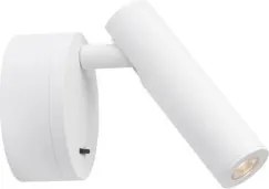 Nástěnné LED svítidlo NOVA LUCE CLIP 3W 3000K bílé s vypínačem 9030201