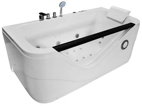 Hydromasážní vana Kimbex 170×85 – chromoterapie, LED podsvícení | Aplomo