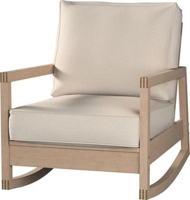 Potah na křeslo IKEA Lillberg barva šedá látka pletený vzor