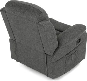 Polohovací křeslo šedé TV-4086 GREY2