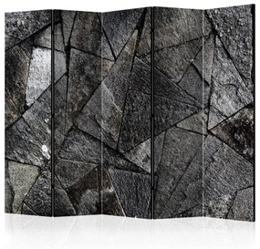 Paraván - Pavement Tiles (Grey) [Room Dividers]