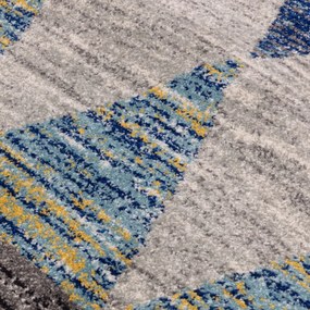 Tribeca Design Kusový koberec Jars Harlequin Blue Rozměry: 160x230 cm