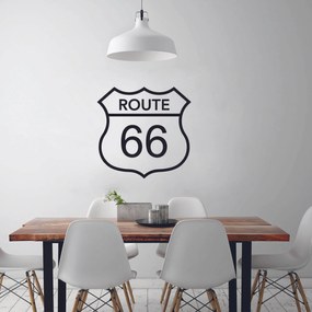 Samolepka na zeď - Route 66 (40x39 cm) - PopyDesign