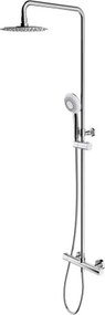 OMNIRES Y - Sprchový set s termostatem, průměr 20 cm, 3 proudy, chrom Y1244X-6CR