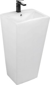Rea Daria, volně stojící umyvadlo 440x380x840mm, bílá lesklá, REA-U9900