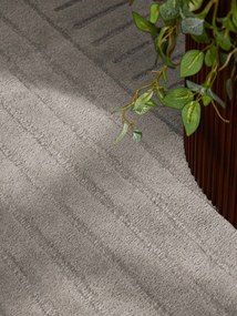 Vikosa, Kusový koberec Vikosa Arcura 106270 Light Grey kruh, 120x120 (průměr) kruh, šedá, ložnice