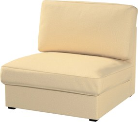Potah na neskládací křeslo IKEA Kivik barva béžová látka lesklé, pletený vzor