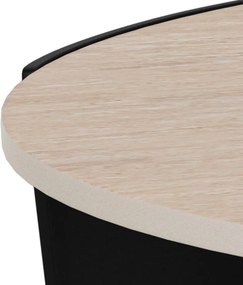 ACTONA Konferenční stolek ALTEA béžový ⌀80 cm