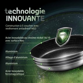 Pánev Ø 28 cm, v: 6 cm — Orion Expert Neo Multi-Layer Lunasol - 601406