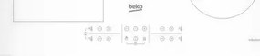 Beko HII64200FMTW bílá / Indukční varná deska / 4 plotny / dotykové ov