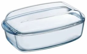 Pyrex Skleněná zapékací mísa s víkem, 6,7 l