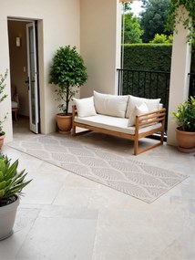NORTHRUGS, Běhoun Duet Liora 106246 White/Gray - na ven i na doma, 80x250, šedá, chodba / předsíň