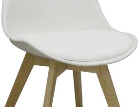 Jídelní židle Larsson, bílá