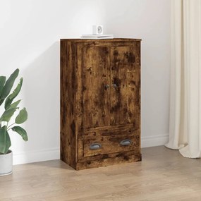 Skříň highboard kouřový dub 60 x 35,5 x 103,5 kompozitní dřevo - Default Title