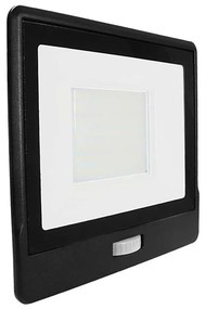 LED Reflektor se senzorem LED/50W/230V 6500K IP65 černá