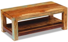 Konferenční stolek masivní recyklované dřevo 90x45x35 cm - Default Title