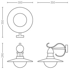 Philips 01816/30/PN - Venkovní svítidlo MYGARDEN TOPIARY 1xE27/60W/230V IP44