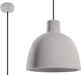 Betonový lustr SOLLUX Damaso E27 1x60W bez zdroje SL.0281