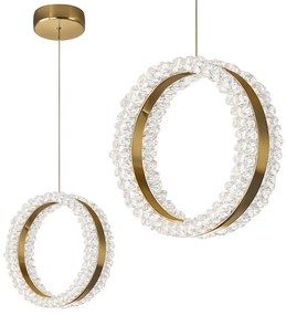 Toolight Závěsné LED osvětlení E36 LHJ098-CP zlaté