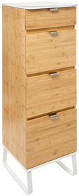 Kosmetická skříňka Levia, se zrcadlem, na spodní prádlo, v,130 cm