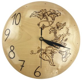Woodlaf Dřevěné nástěnné hodiny Dasy