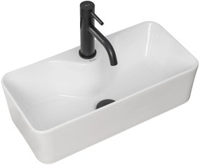 Rea Mery umyvadlo na desku 50x25 cm, bílá , REA-U0699