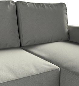 Potah na pohovku IKEA Backabro rozkládací se šezlongem barva šedá látka pletený vzor