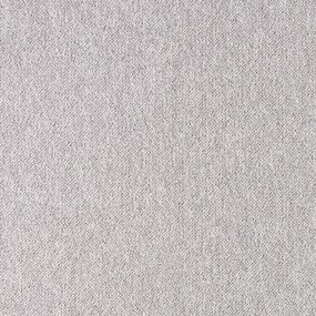 Metrážny koberec Cobalt SDN 64041 - AB svetlo šedý, záťažový, na mieru, šíře 4m, šedá, ab (mriežka), chodba / predsieň, Tapibel