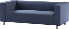 Potah na pohovku IKEA  Klippan 2-místná barva tmavě modrá látka sametová