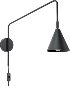 Sollux Lighting Nástěnné svítidlo NOX černé