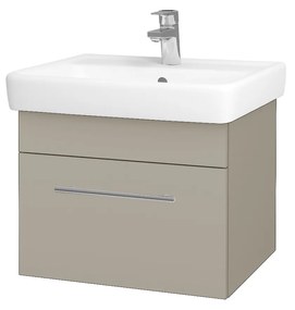 Dřevojas Koupelnová skříň Q UNO SZZ 55 Varianta: N01 Bílá lesk / Úchytka T01 / IND Individual