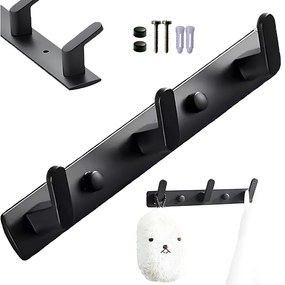 Verk Group Koupelnový věšák na oblečení, ručníky, kuchyňský věšák loft wall hanger 24,5 cm